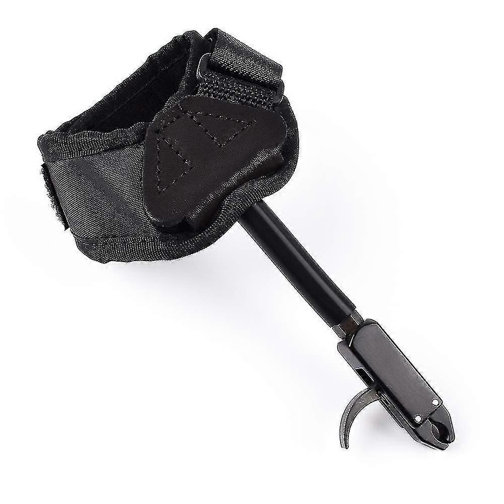Release Aids Compound Bow Caliper Release Adjustable Black Wrist Strap Archery Hunting Shooting ...
