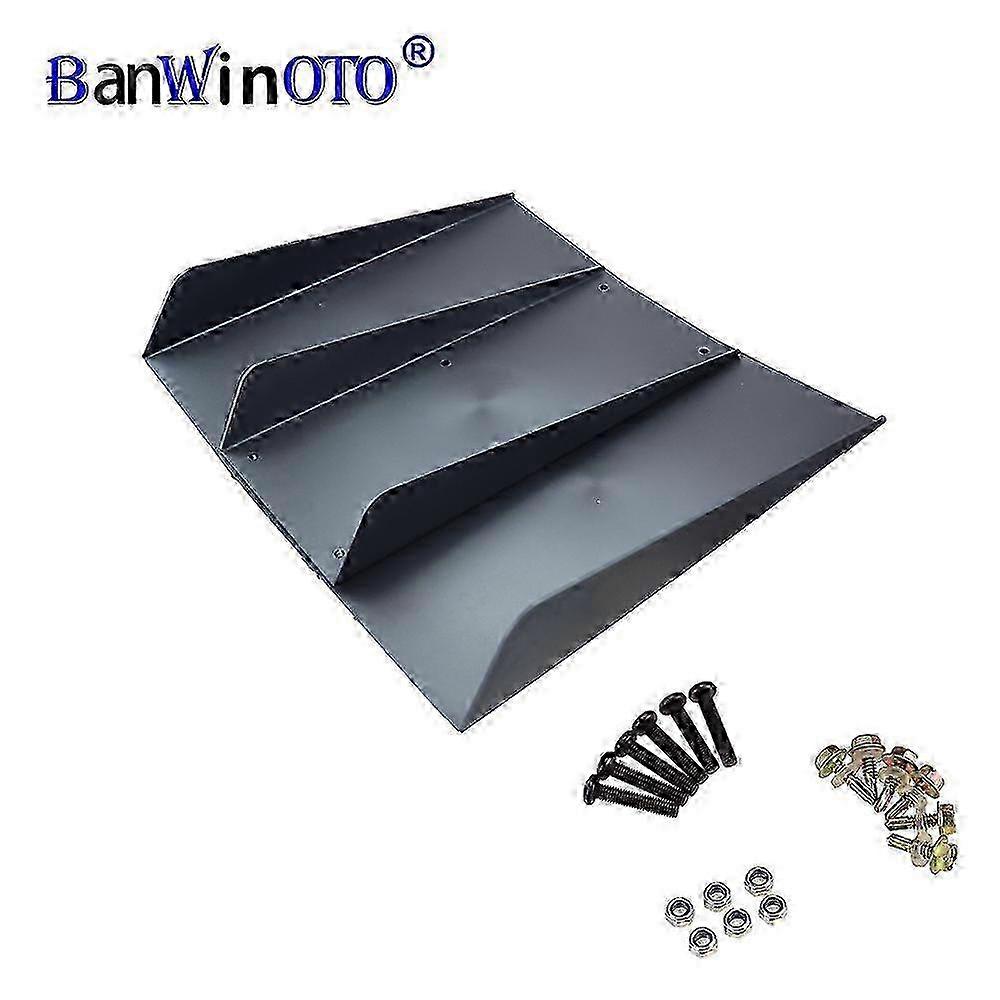 Universal Rear Bumper Diffuser Lip 22" x 21" Black ABS Car Rear Spoiler ...