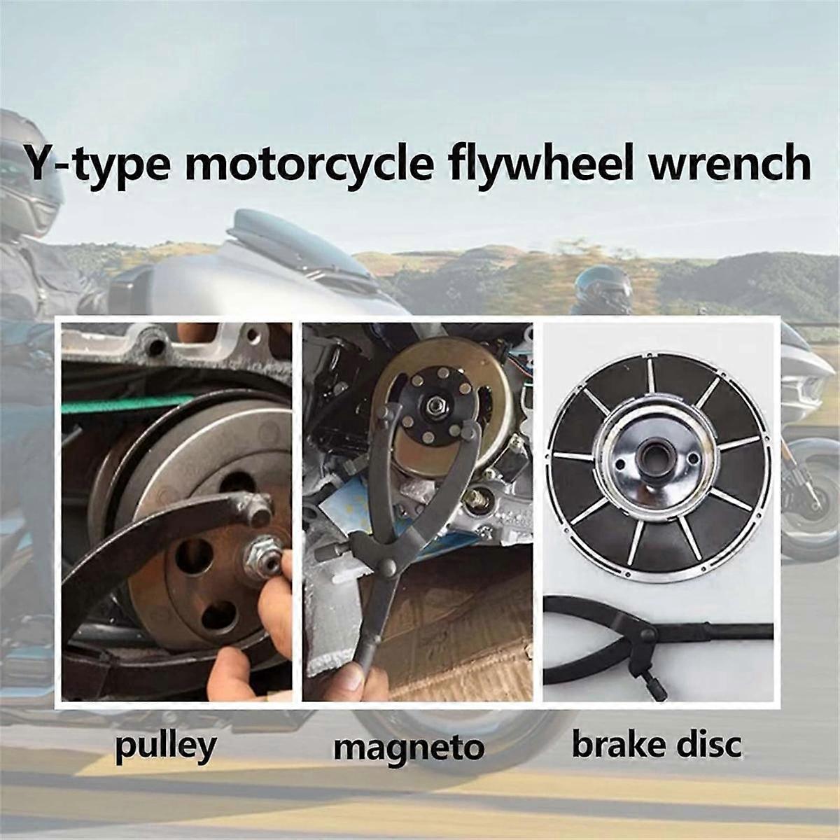 Y-Type Motorcycle Scooter Flywheel Clamp Wrench Belt Clutch ...