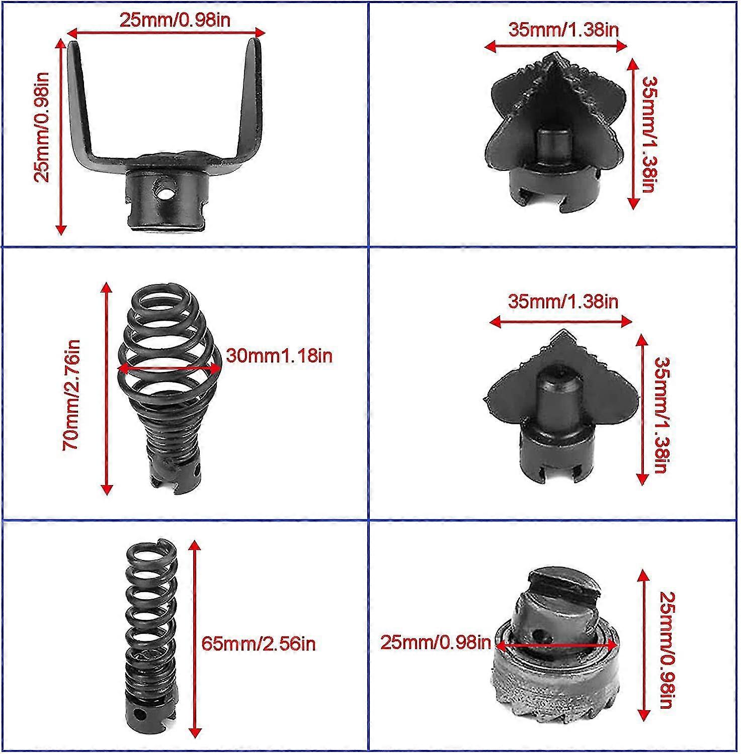 Drain Cleaner Combination Cutter Head Set, Cutter Head For Dredging ...