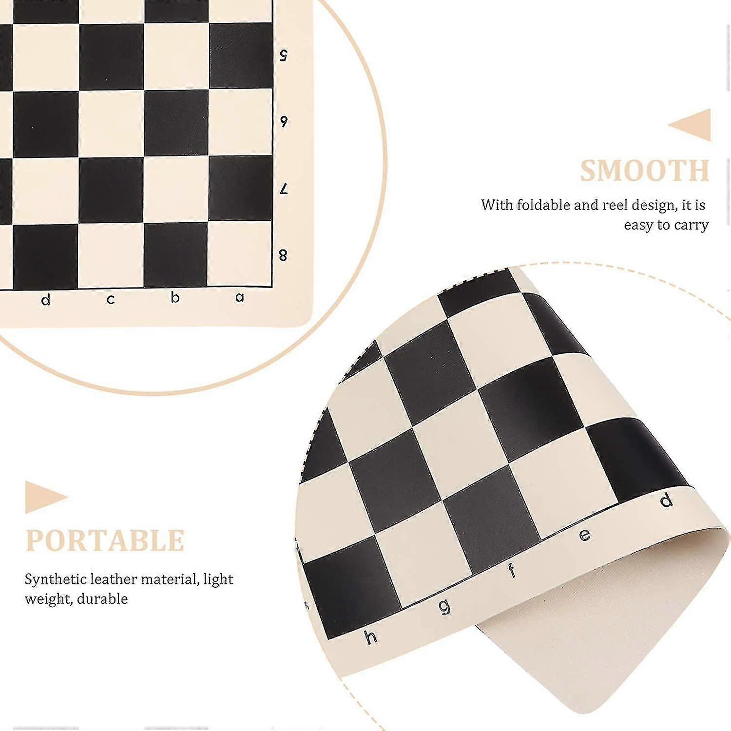 Roll Up Chess Board Roll Up Chess Mat Tournament Chess Mat Travel ...