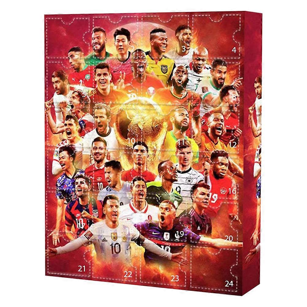 Soccer 24 Days Christmas Countdown Calendar Christmas Advent Calendar ...