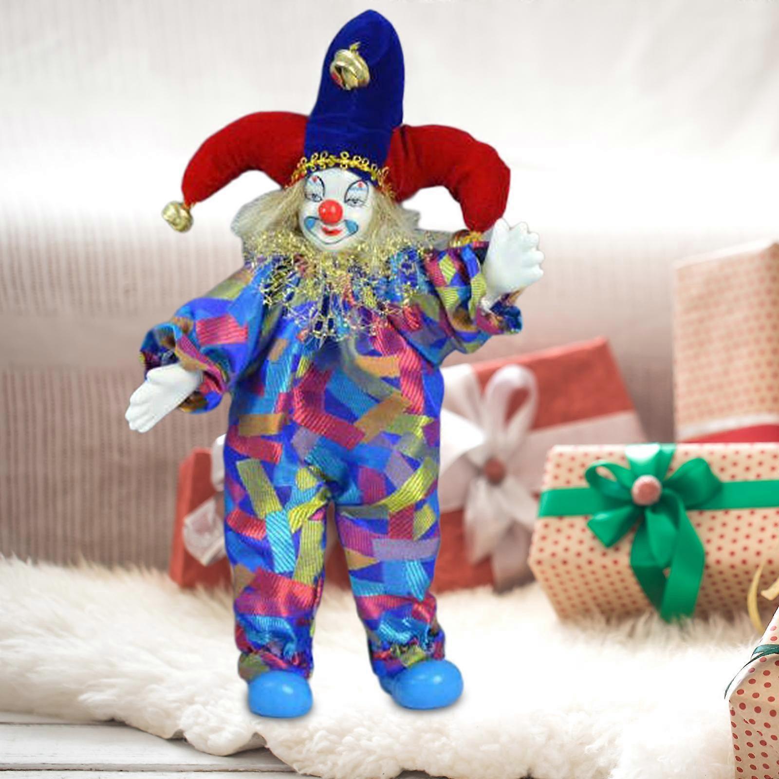 Clown Model Porcelain Doll Clown Character Doll Desktop Table Display ...