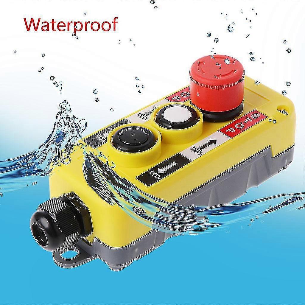 Waterproof Industrial Push Button Switch Emergency Stop For Electric ...