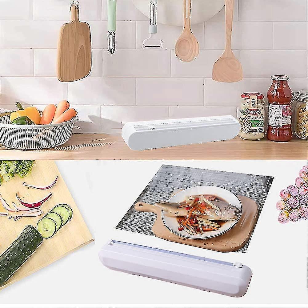 Wrap Dispenser & Cutter, Cling Film Wrap Dispenser, Food Wrap Dispenser ...