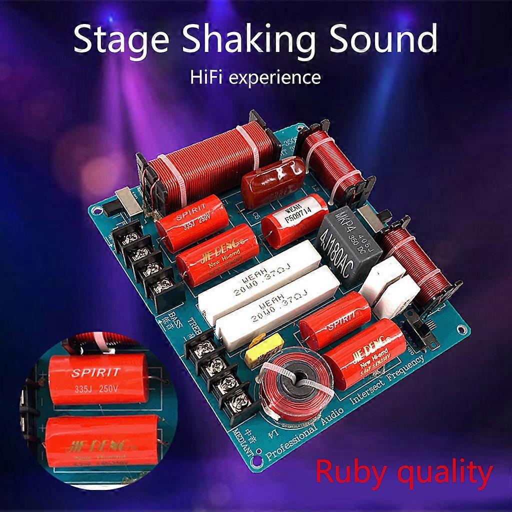 3 Ways Speaker Frequency Divider Hi-Fi Audio Crossover Filter ...