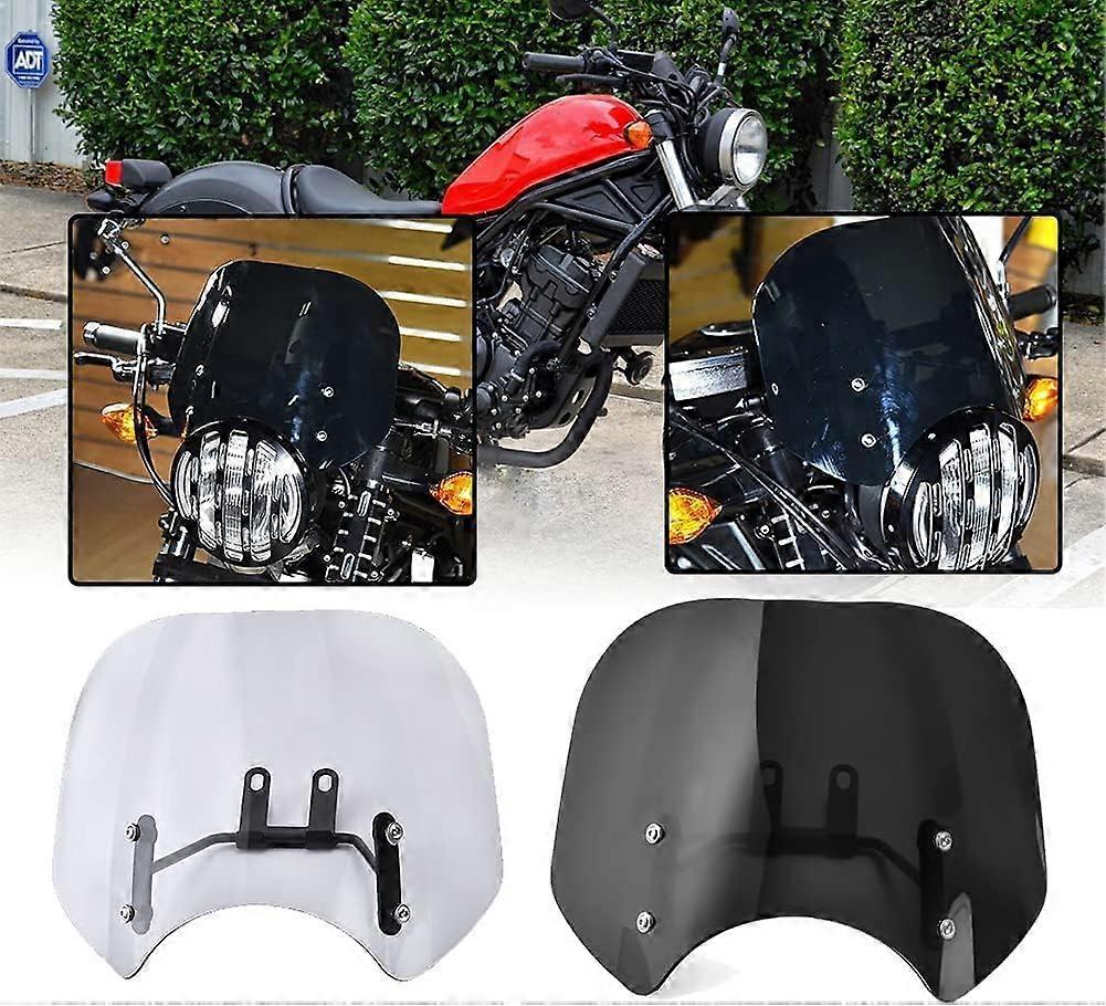 Lorababer Windshield Compatible with H-onda Rebel CMX300 CMX500 CMX 300 ...