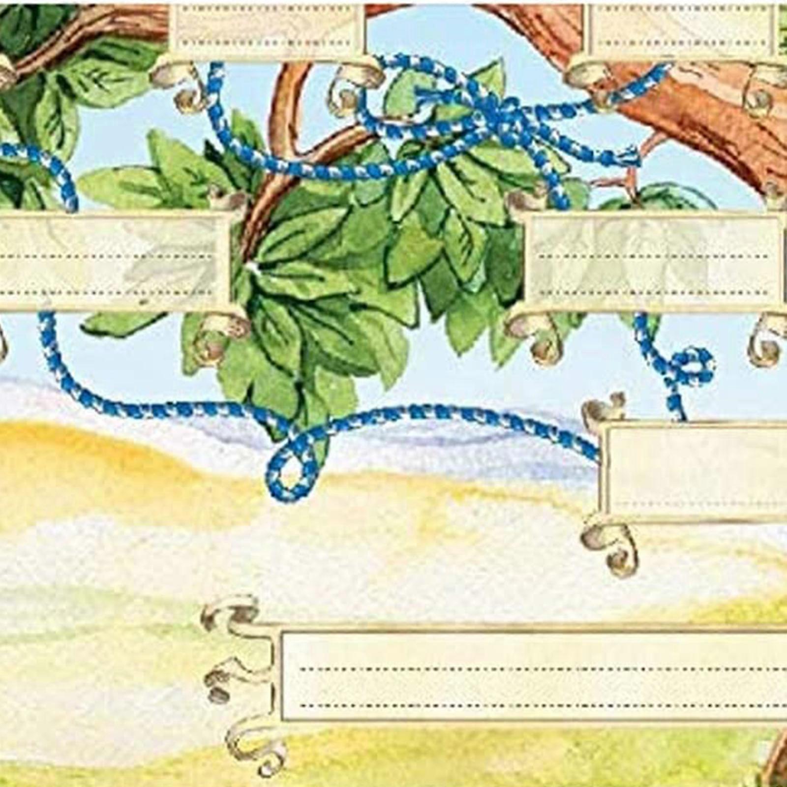 2023 Family Tree Chart Family Tree Diagram Canvas 6 Generation Ancestry ...