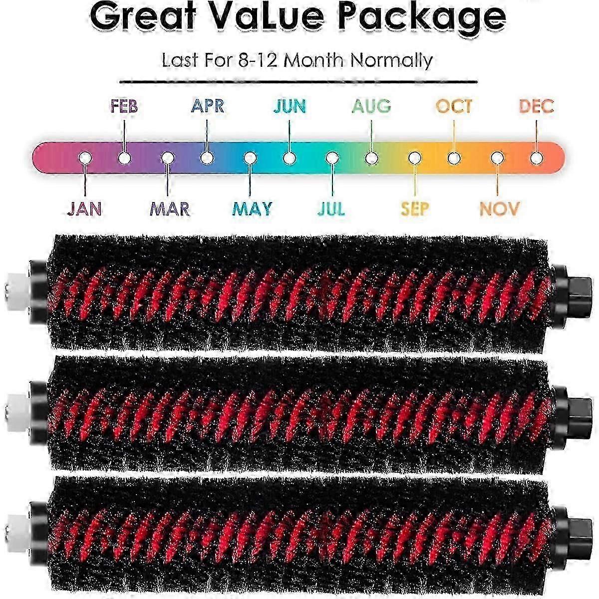 3pcs High Speed Cleaning Brushes For S8 Pro Ultra/s8/s8+/s8 Plus ...