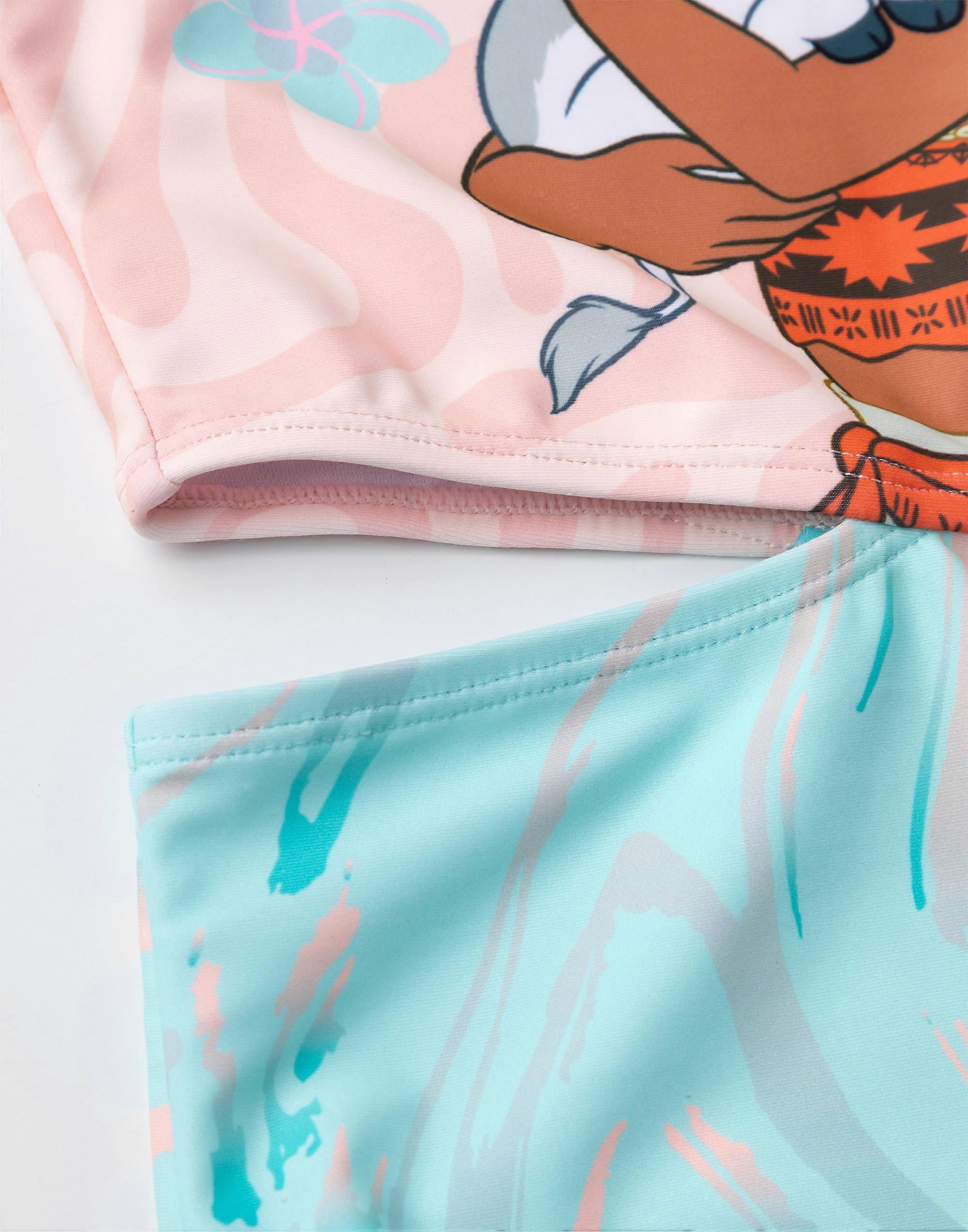 Disney x Moana Girls 1 Piece Swimming Costume Multicoloured Best ...