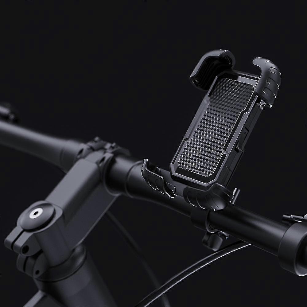Shockproof Bike Phone Mount with Stainless Steel Core, 360° Viewing ...