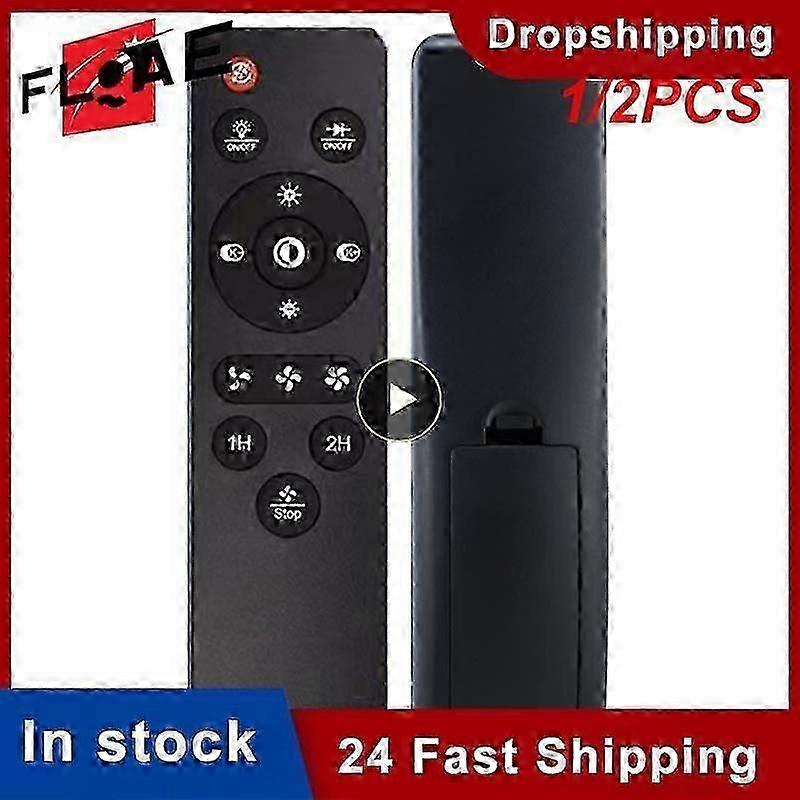 1/2PCS Dimming And Discoloration Good Toughness Ceiling Fan Lamp Remote Control Responsive ...