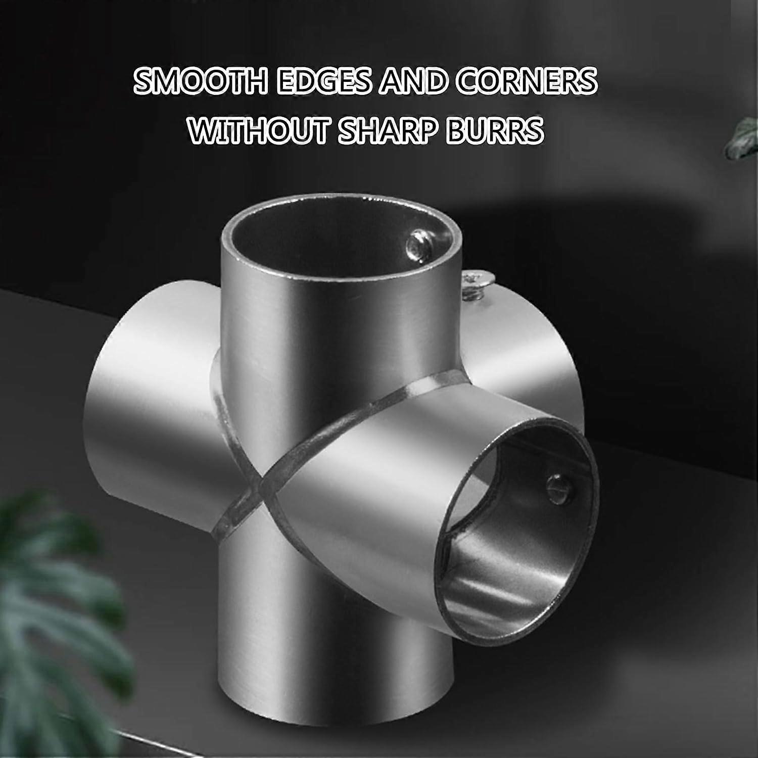 Stainless Steel Handrail T Connector Set for Metal Pipe Fittings ...