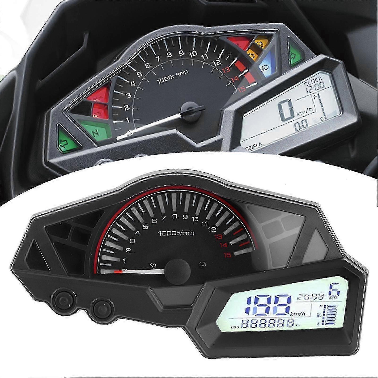 LCD Speedometer Fuel Gauge Odometer for KAWASAKI NINJA 300 EX300 300SE ...