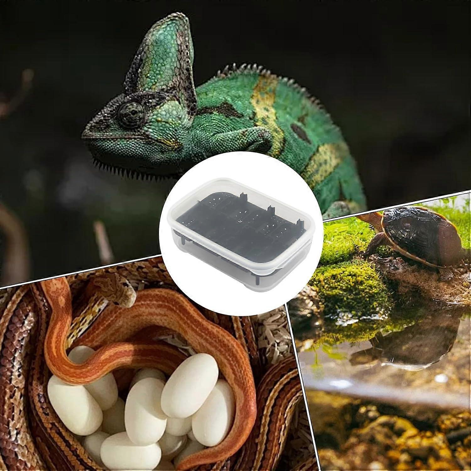 Lizard Tank 14 Grid Gecko Breeding Cage Transparent Reptile Habitat ...