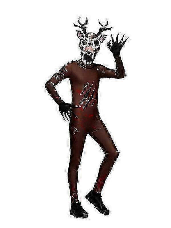 99-Nights in The Forest Deer Costume B oys Deer Monster Horror Game ...