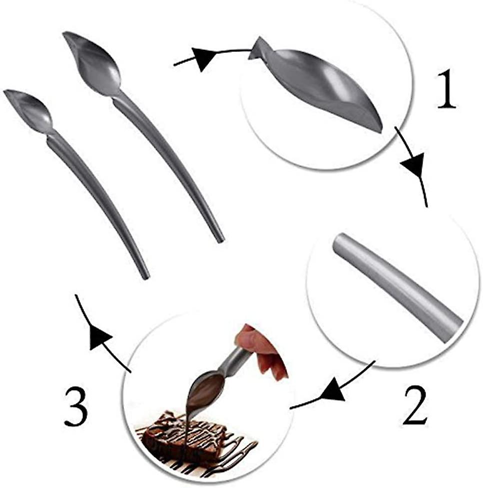 Deco Spoon Multi-use Precision Chef Culinary Chocolate Drawing Spoons ...