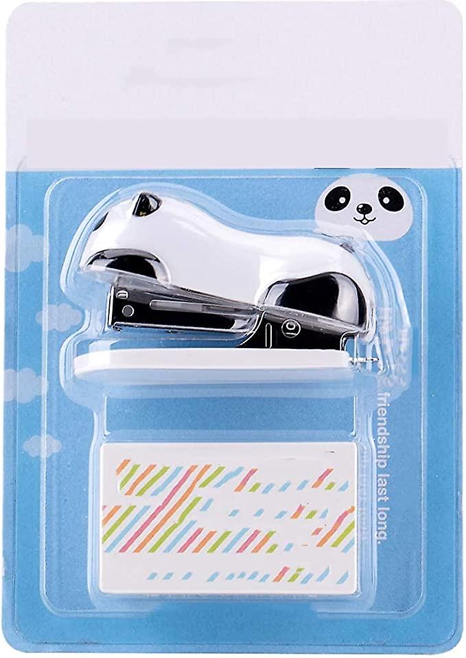 Cute Panda Mini Stapler Cute Cartoon Office Stapler Portable Stapler ...