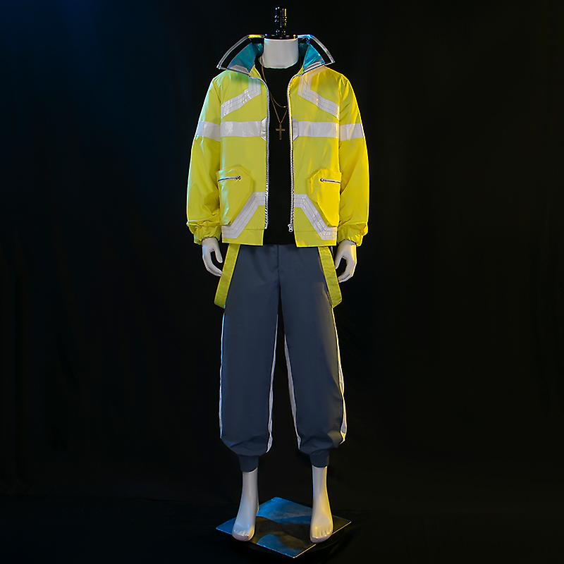 Anime Cyberpunk Edgerunners David Martinez Cosplay Costume Jacket Pants ...