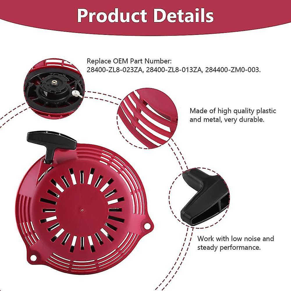 Pull Recoil Starter, Recoil Starter Kit Lawn Mower Recoil Starter ...