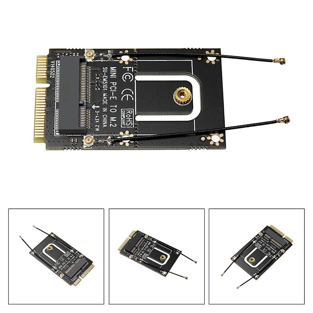 M2 E Key to miniPCIe Adapter for Mounting M.2 2230 WiFi Bluetooth Card ...
