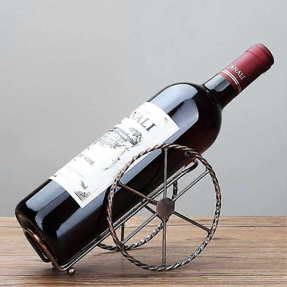 Countertop Wine Rack - Wine Holder For Wine Storage - Red Bronze Metal ...