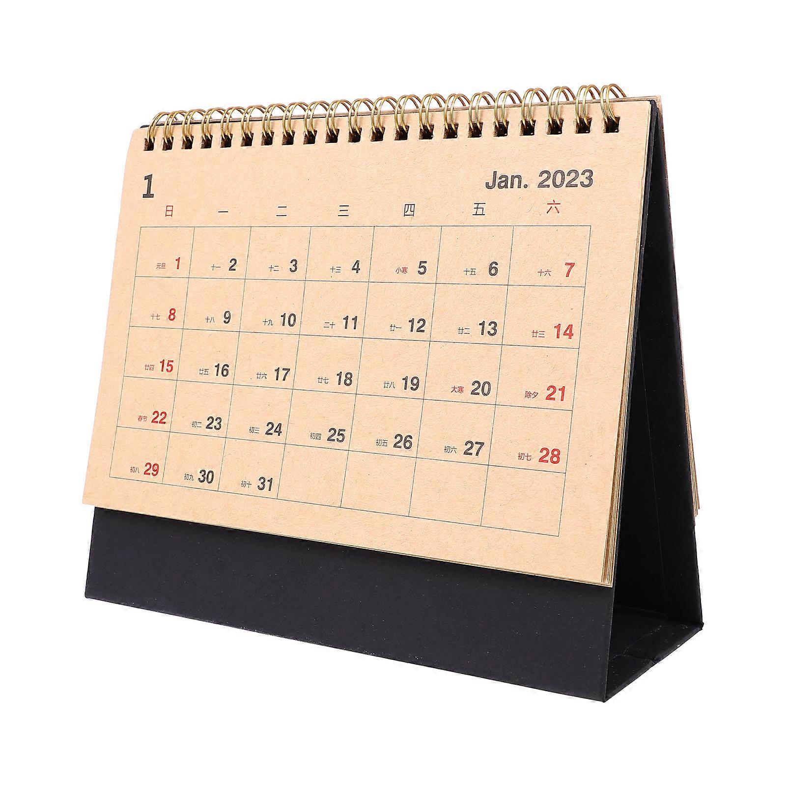 Bunny Kalender Skrivebord Kalender 2023 Lille Kalender Skrivebord ...