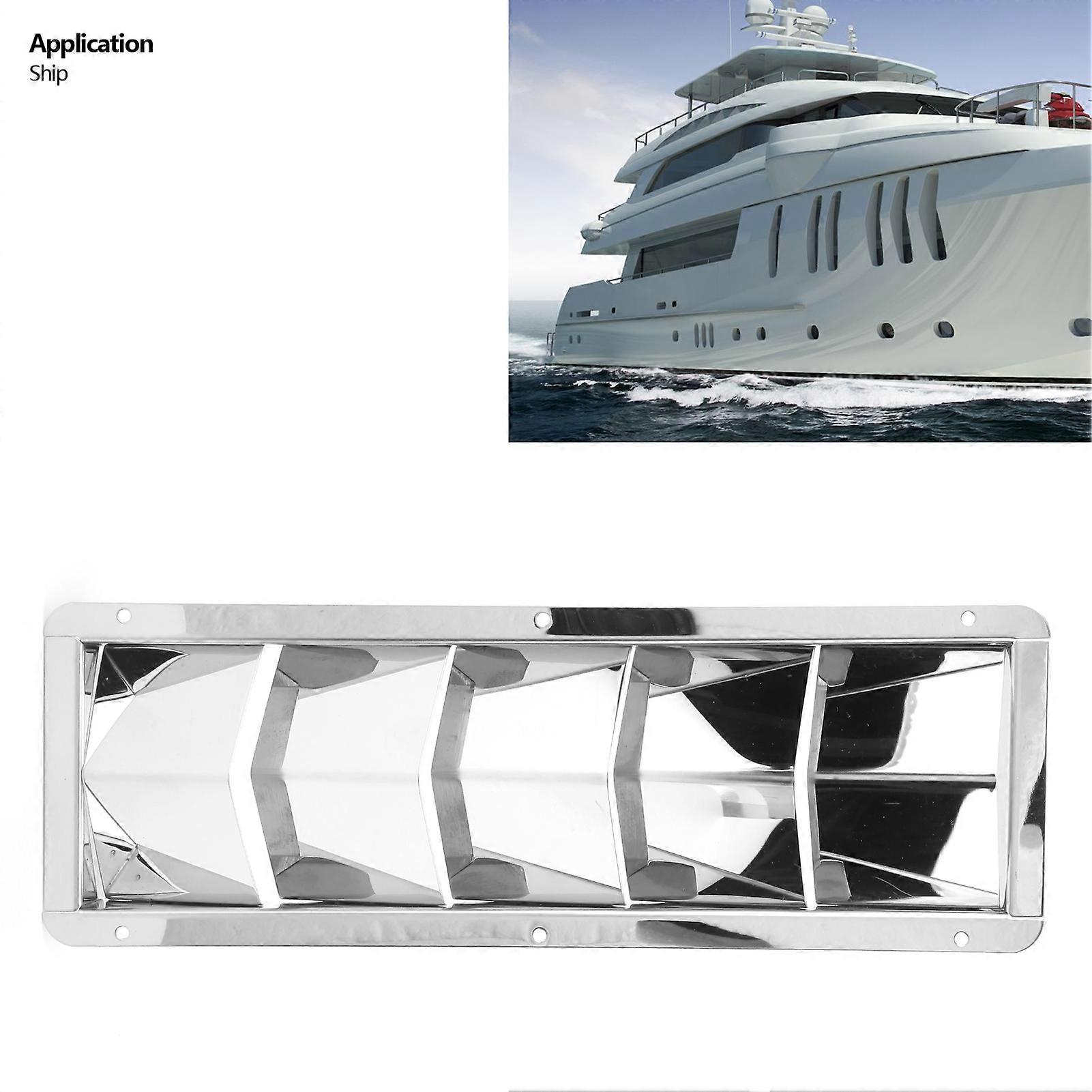 Marine Vent Grille Square Stainless Steel 5 Slot Grid Cover Boat ...