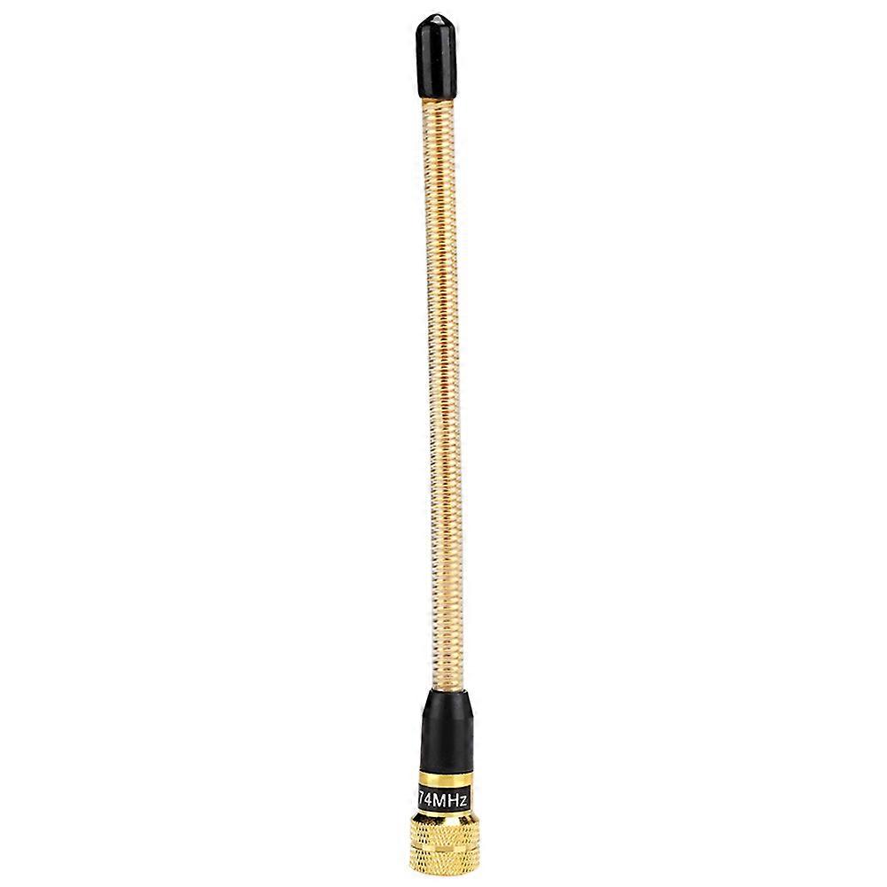 Golden SMA Male Flexible Spring Antenna VHF for Yaesu VX-3R, VX-800, FT-250R, VX-8R, VX-150, FT ...