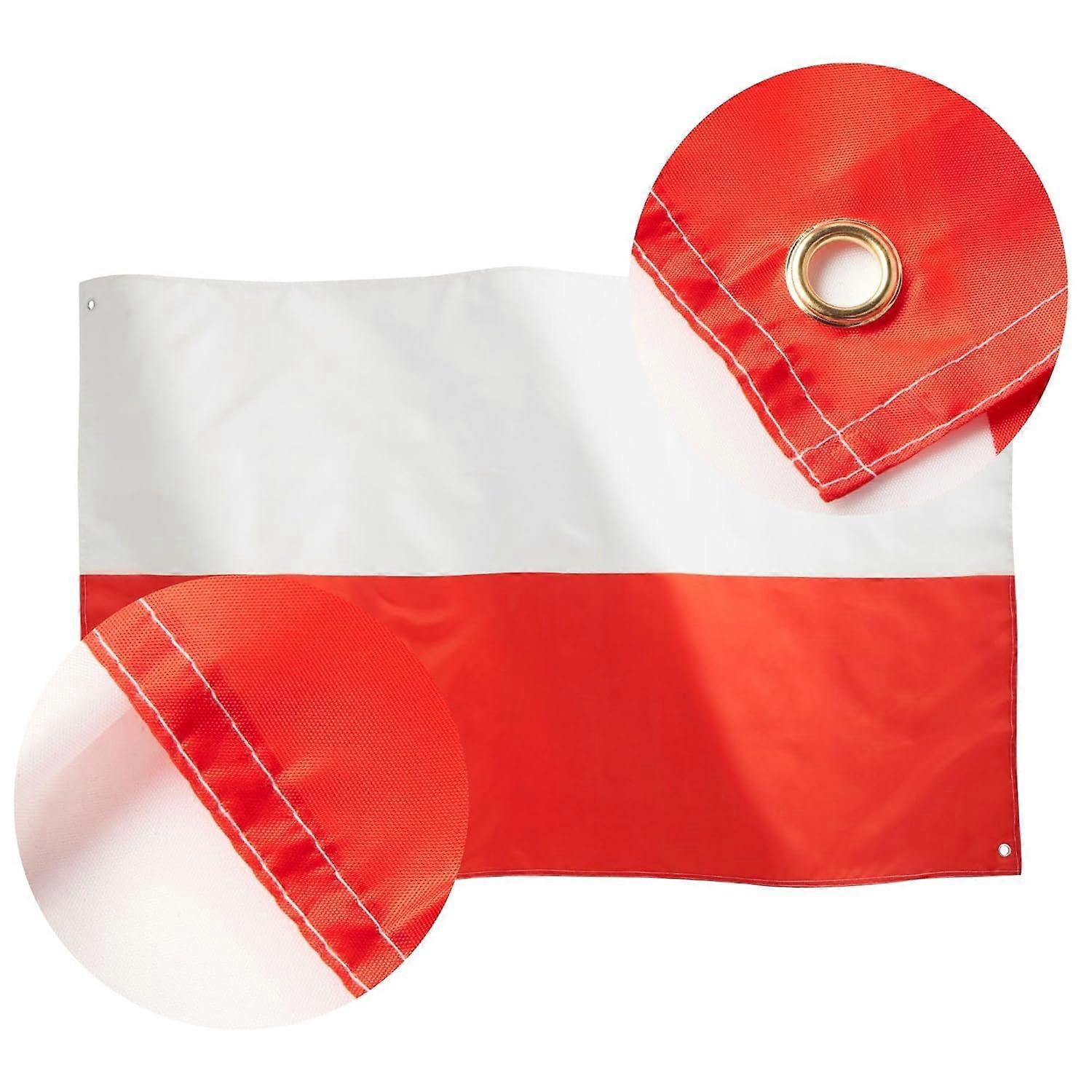 Poland National Flag Polska FlagaBrass Eyelet in Every Corner, Poland ...