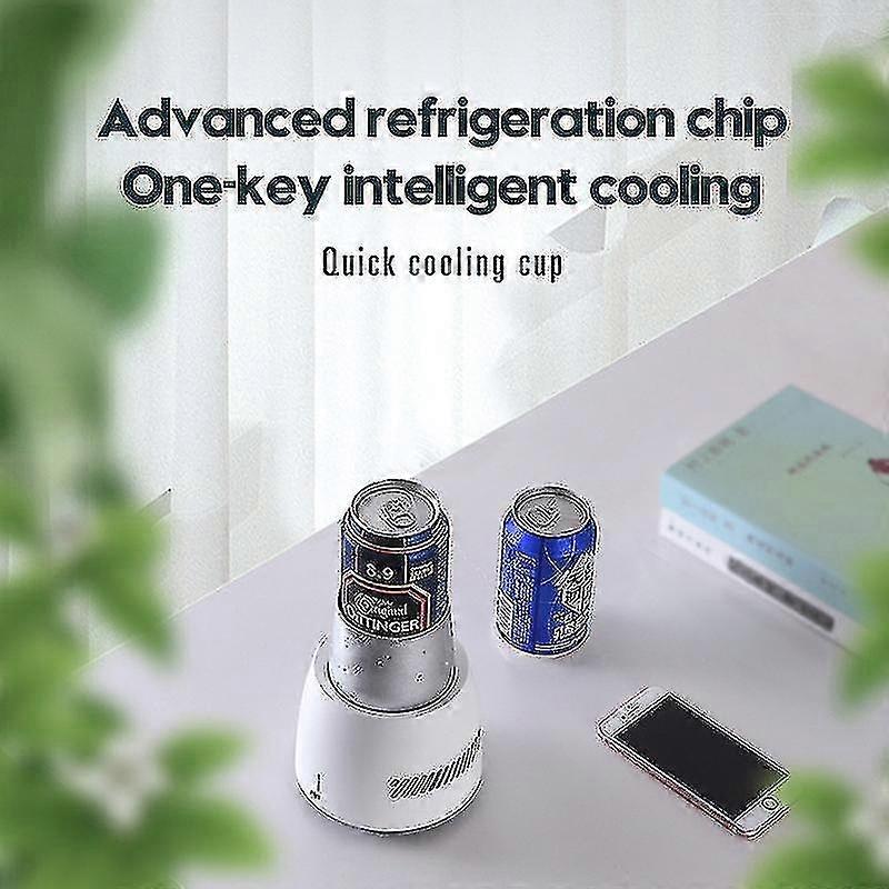 Fast Cooling Heater Portable Electric Cooler Cans Refrigerator Quickly ...