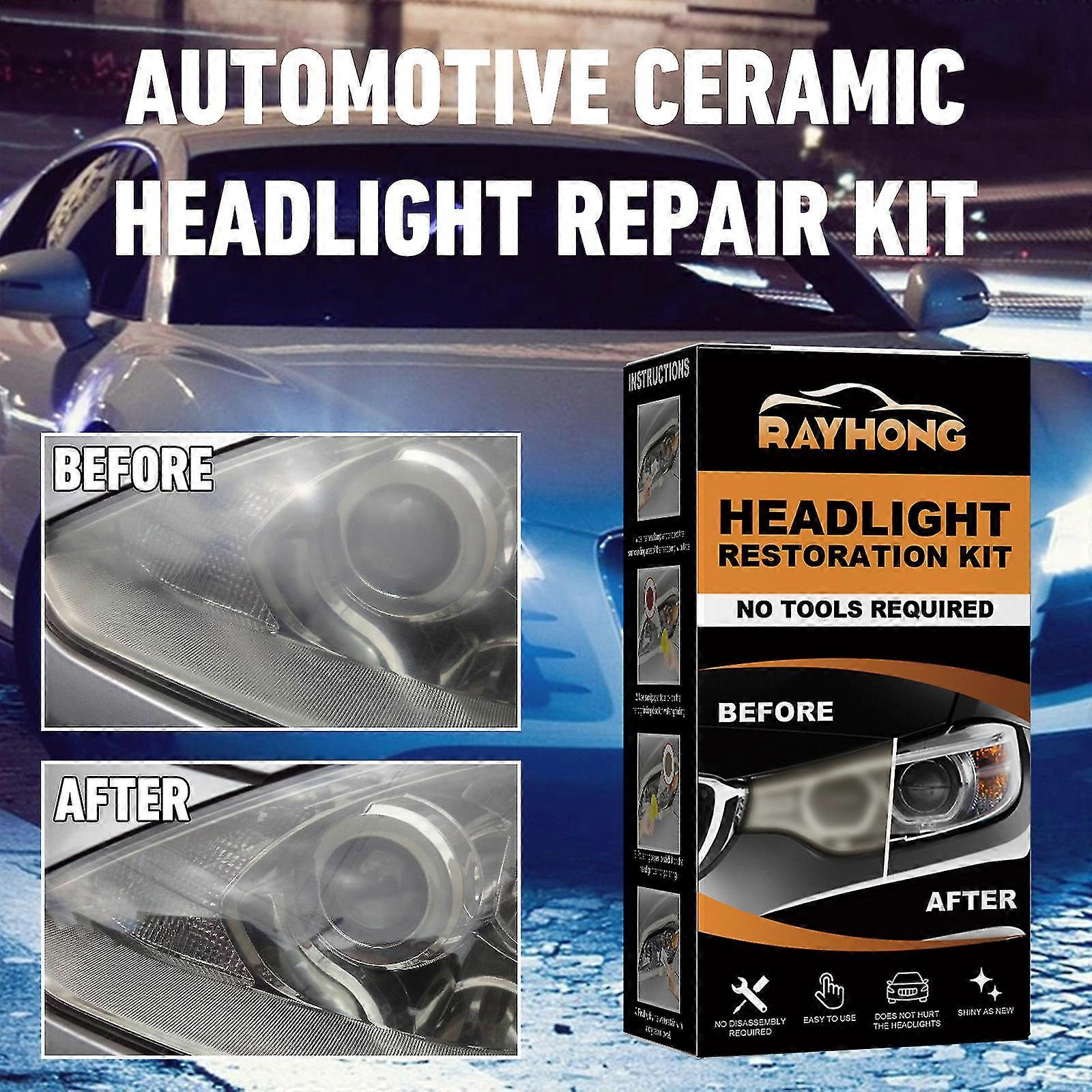 Automotive Ceramic Headlight Repair Kit Headlight Lampshade Repair ...