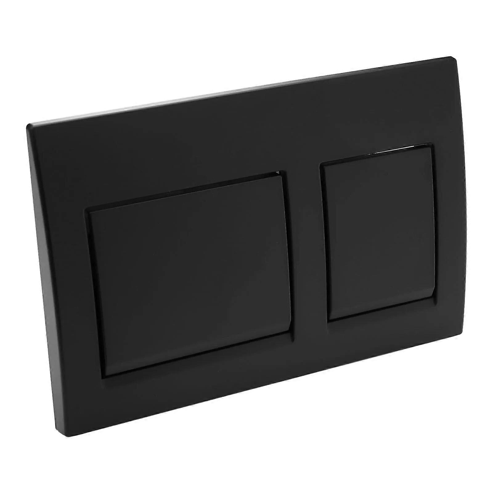 Black Dual Flush Actuator Plate For Geberit ALPHA 15 For Concealed ...