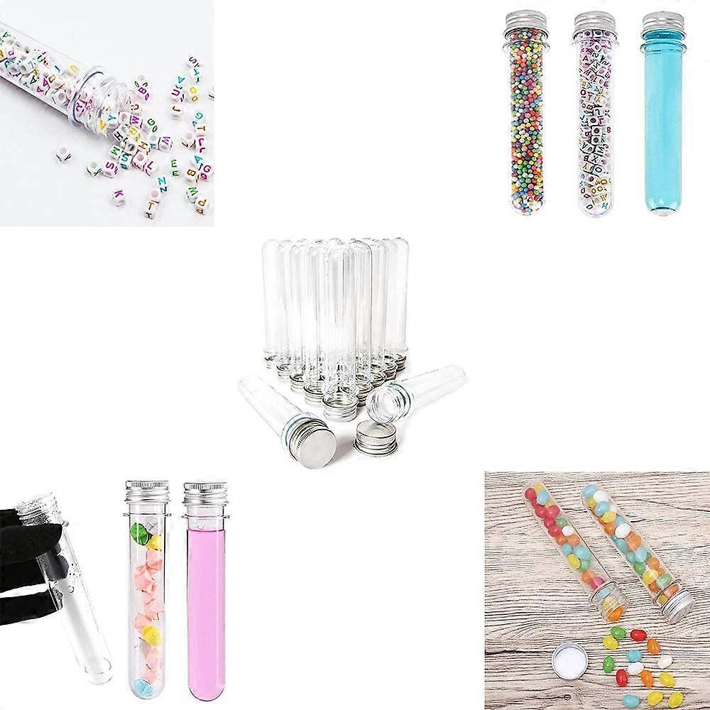 Plastic Test Tubes Gift Sample Tubes with Caps, 40 ml Plastic Test ...