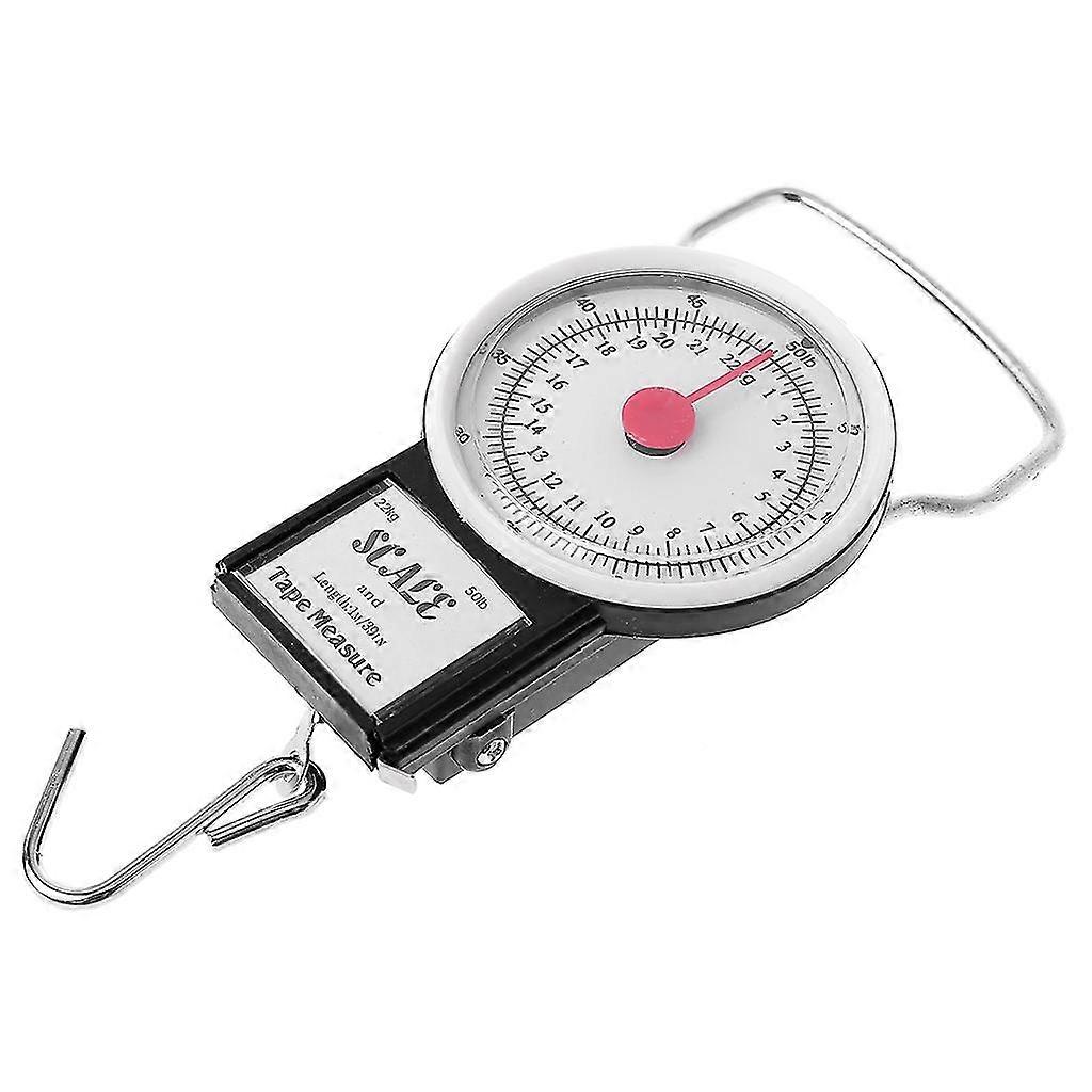Portable Fishing Scale 50lb/22kg With Tape Measure Hanging Hook Scale ...
