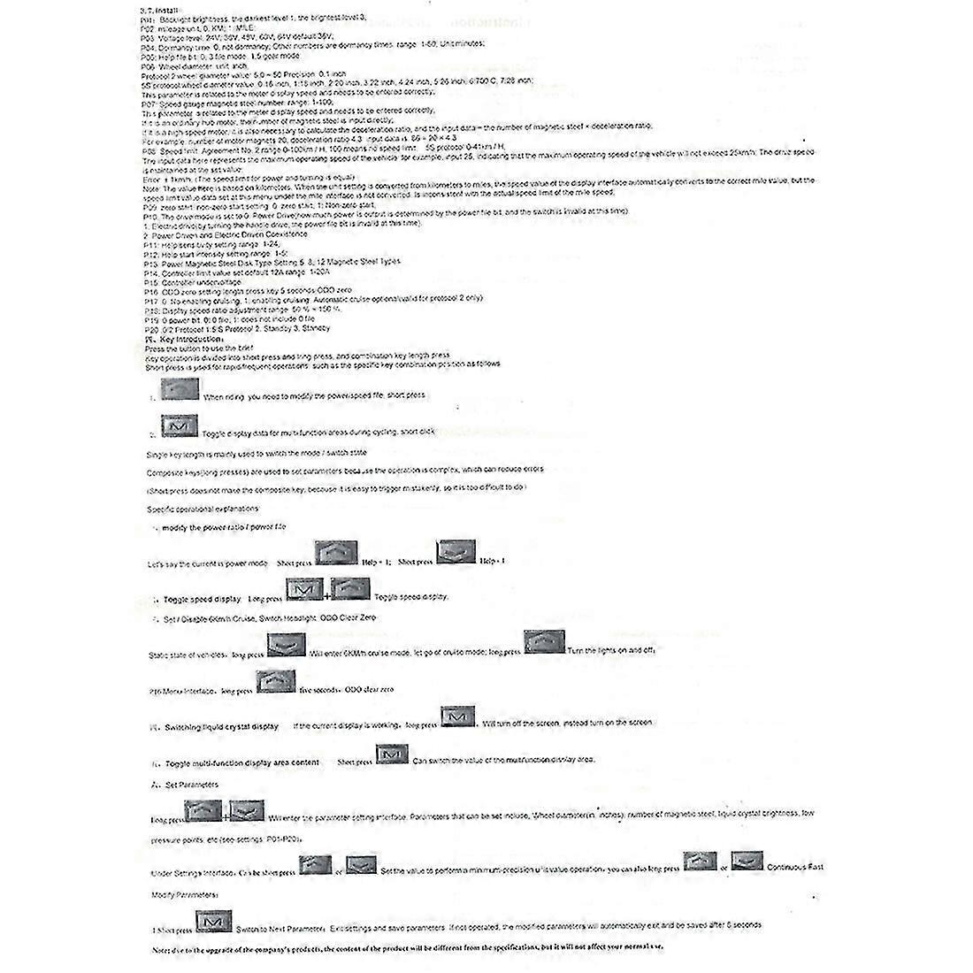 36-60v Plastic Electric Lcd M5 Display Meter Display Smart Kt Bicycle ...