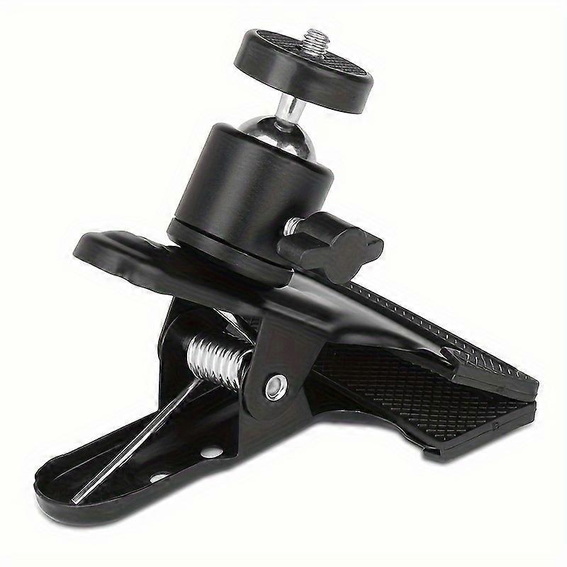 Metal Strong Clamp Camera Tripod Mount Flash Holder Photography Clip ...