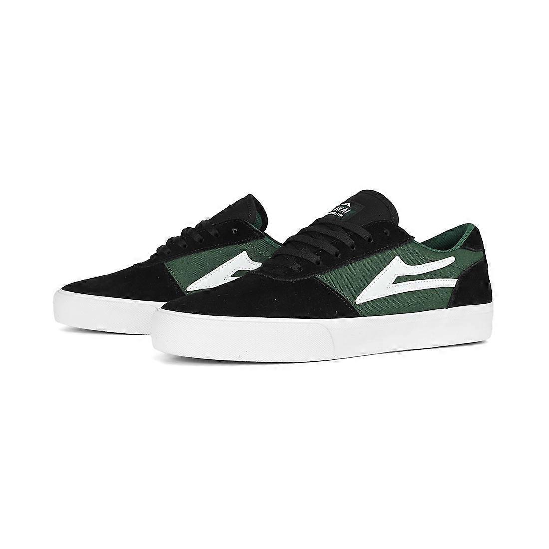 Lakai Manchester Skate Shoes - Black/Pine Green | Fruugo UK