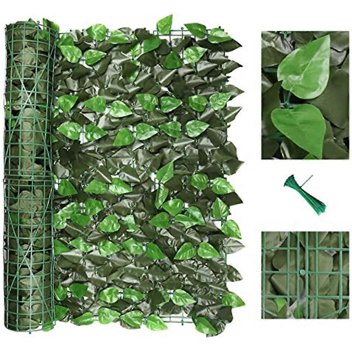 Artificial Ivy Privacy Fence Screen Privacy Wall Artificial Ivy Hedge ...