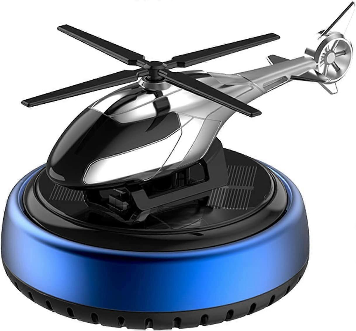 Solar Helicopter Car Aromatherapy Decoration, Solar Rotary Helicopter ...