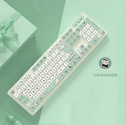 Kawaii wired keyboard milk tea rabbit cute pink cute chocolate wired ...