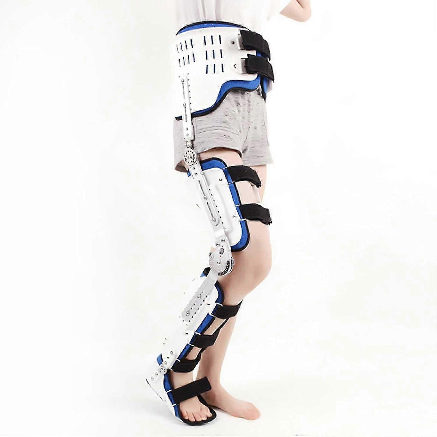 NEW Hinged Knee Brace,knee Joint Fixation Bracket Adjustable Hip, Knee ...