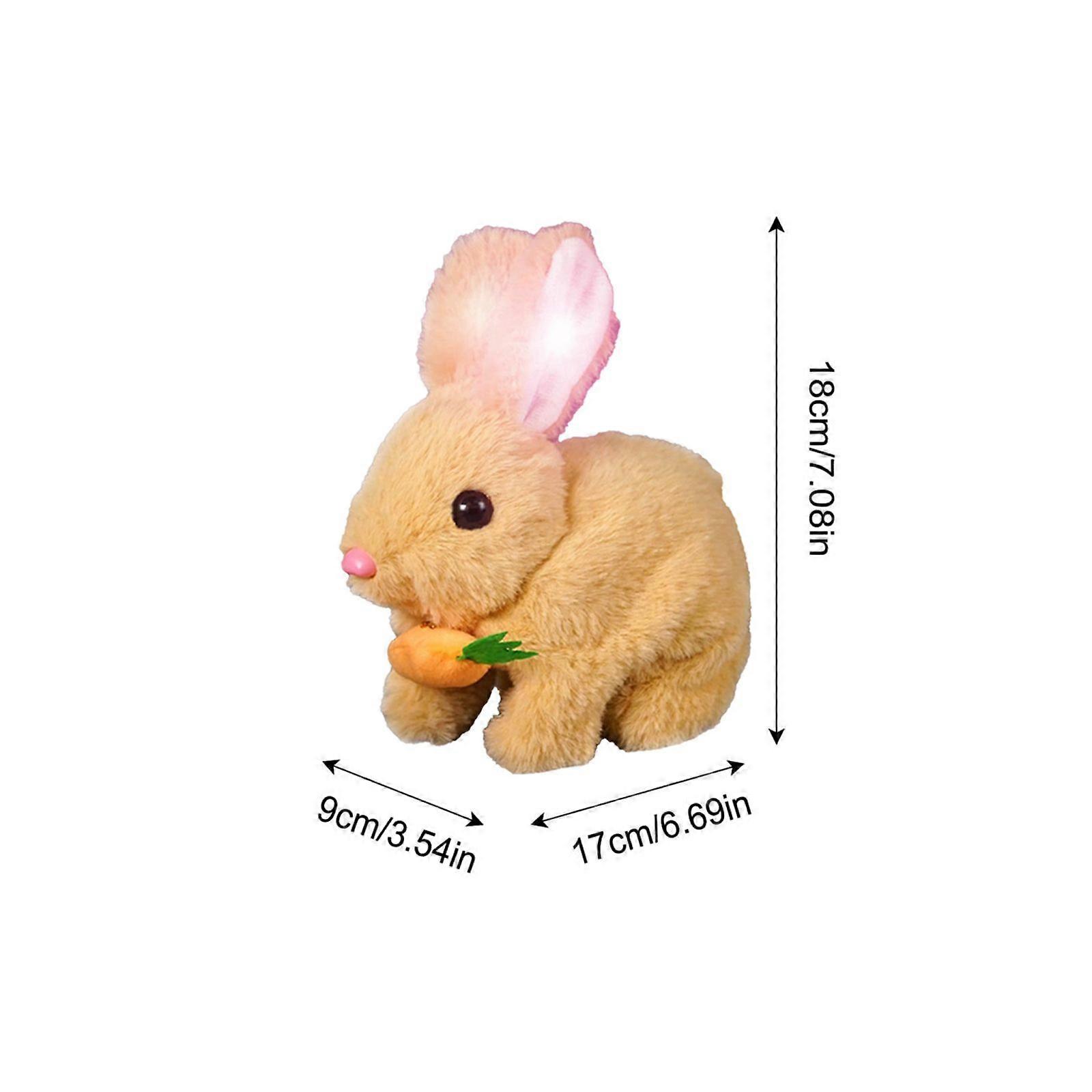 Bunby My Realistic Bunny Toy,Jumping,Twitching, Shaking Ears,Nteractive ...