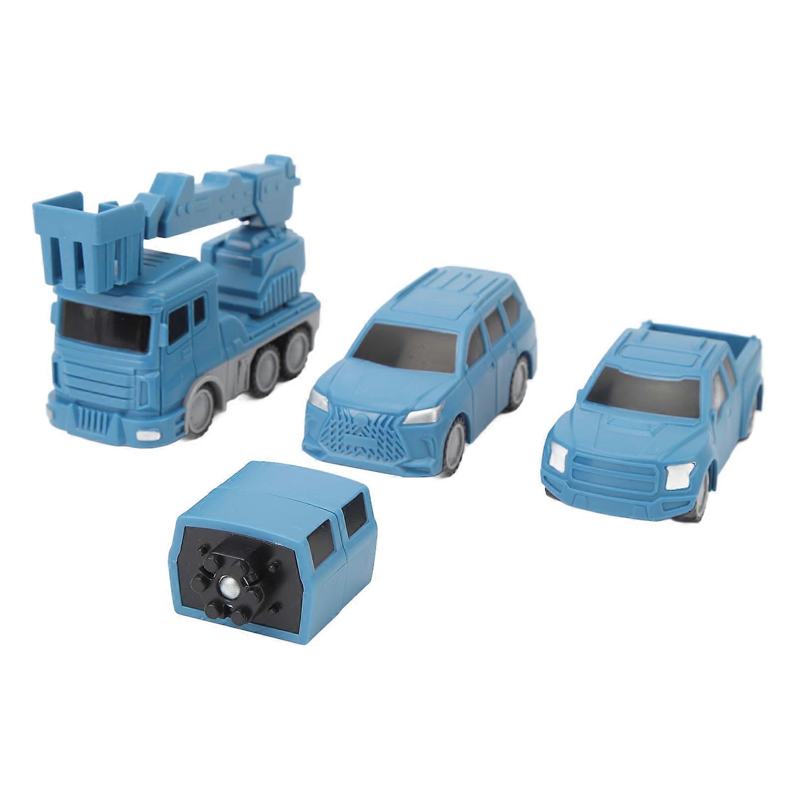 Transforming Transform Robot Assembled Vehicles Kids DIY Magnetic ...