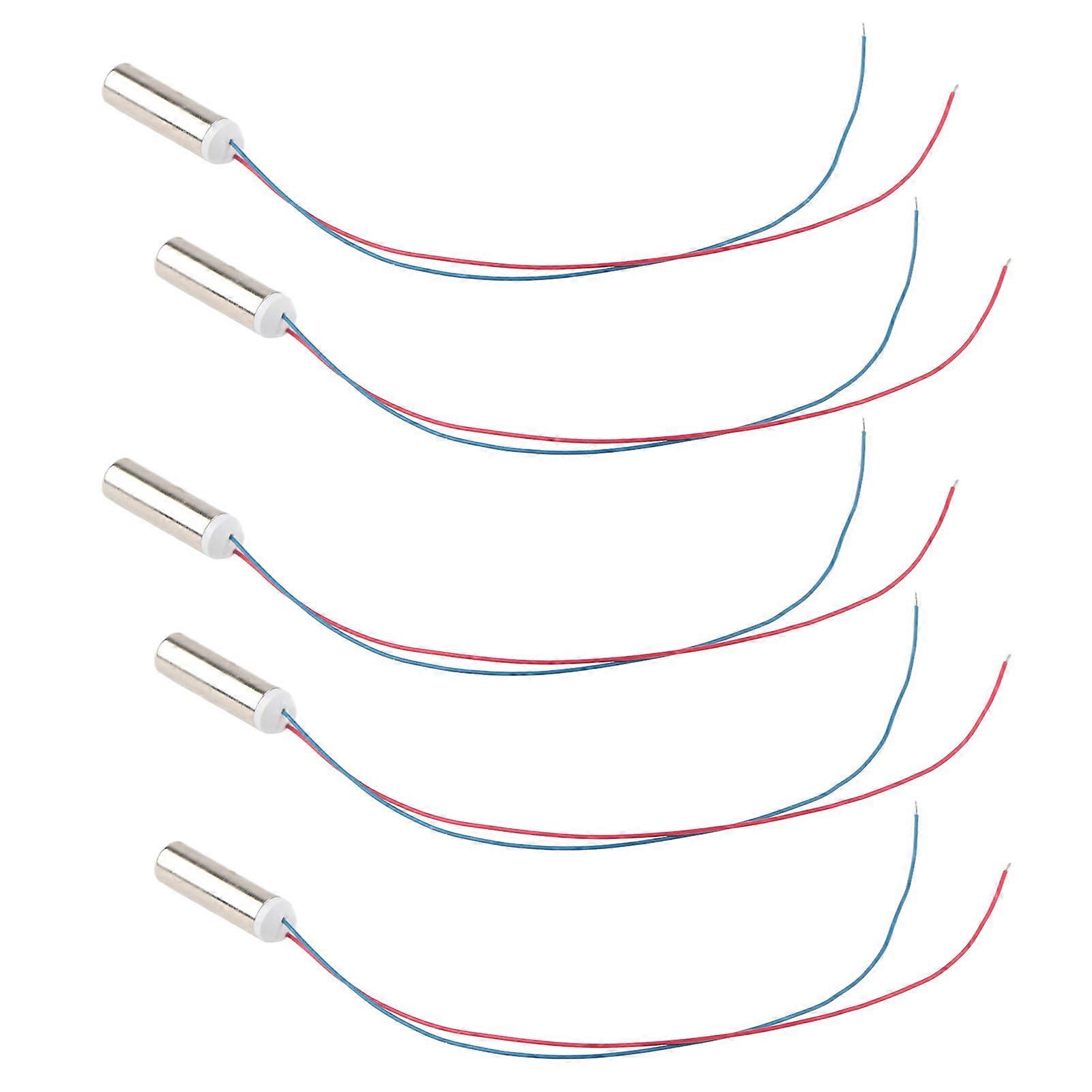 5Pcs 14500rpm Waterproof Cylindrical Micro Coreless Vibration Motor for ...