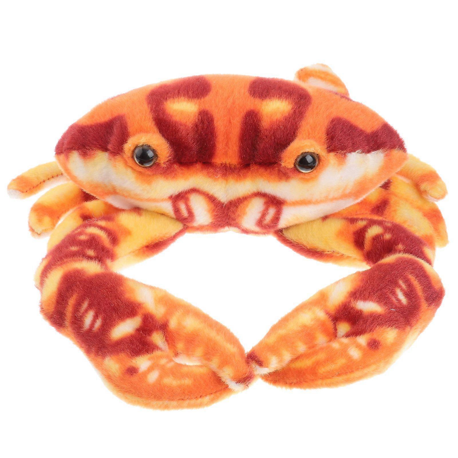 Fake Plush Crab Toy Simulated Funny Marine Life Crab Gift Throw Pillow ...