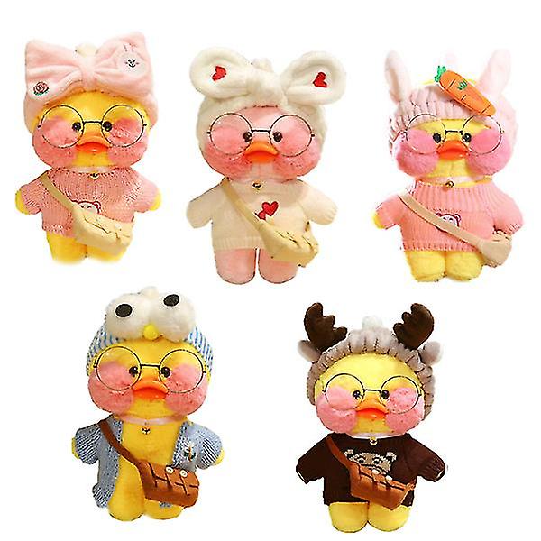 Cute Lala Fanfan Coffee Duck Plush Animal Soft Doll Kids Birthday Gift ...