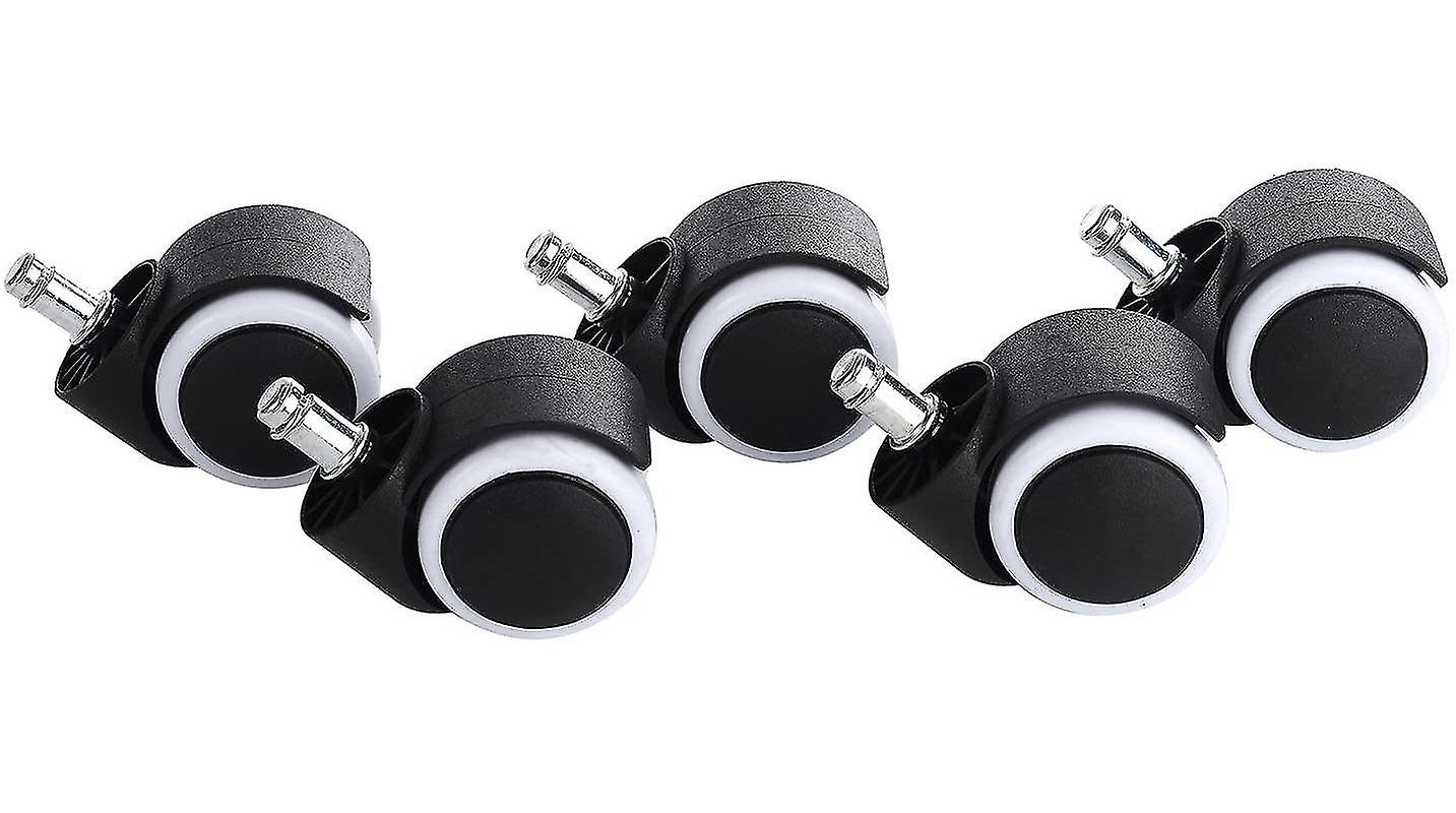 5x Hard Floor Castors Swivel Chair Castors 11mm / 48mm Castor Set For ...