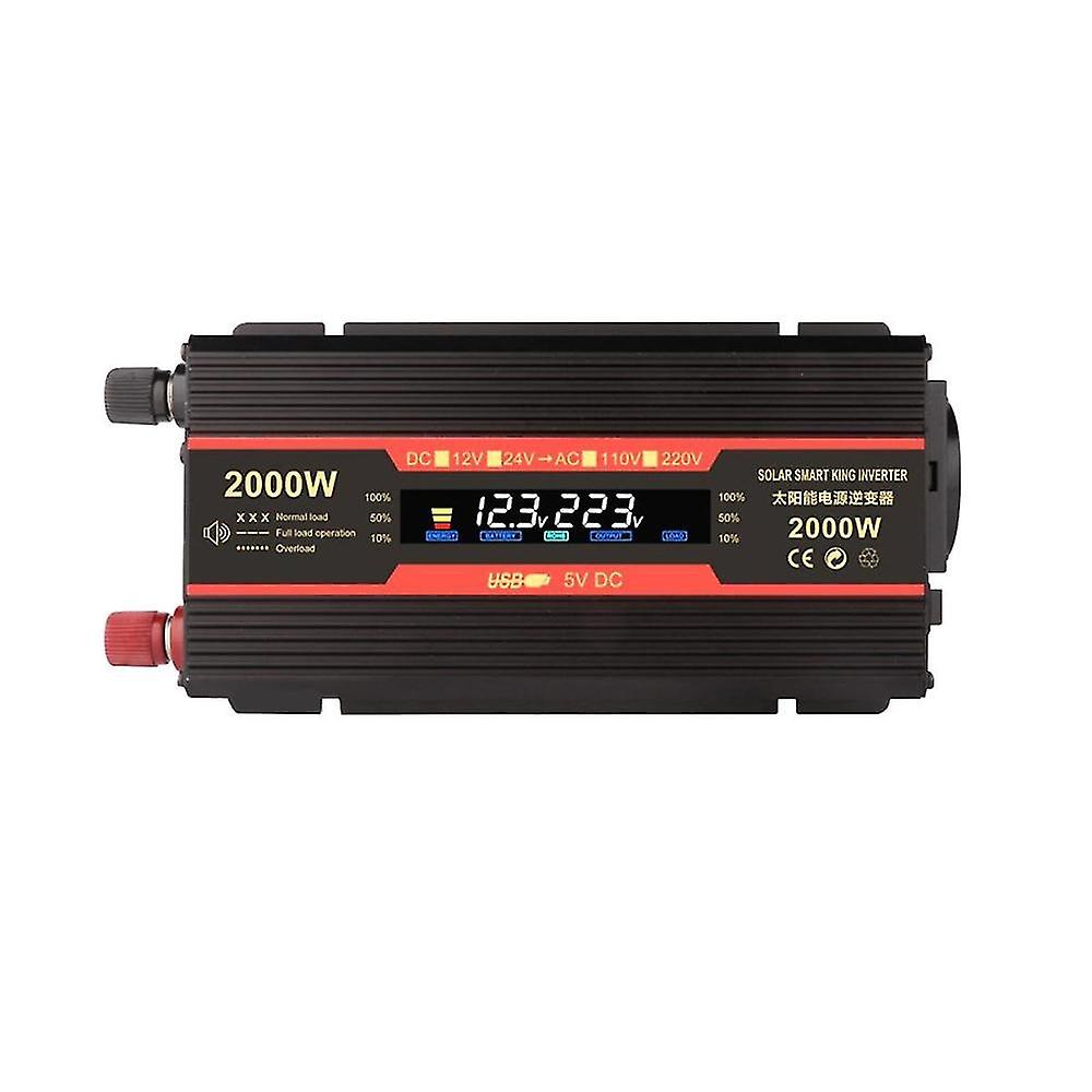 Intelligent Power Inverter 2000w Dc 24v To Ac 220v Transformer Car ...