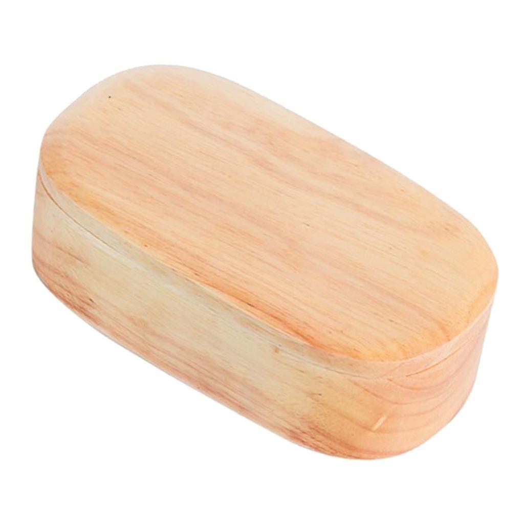 Wooden Lunch Box Bento Box With Internal Separator Style_d | Fruugo DK